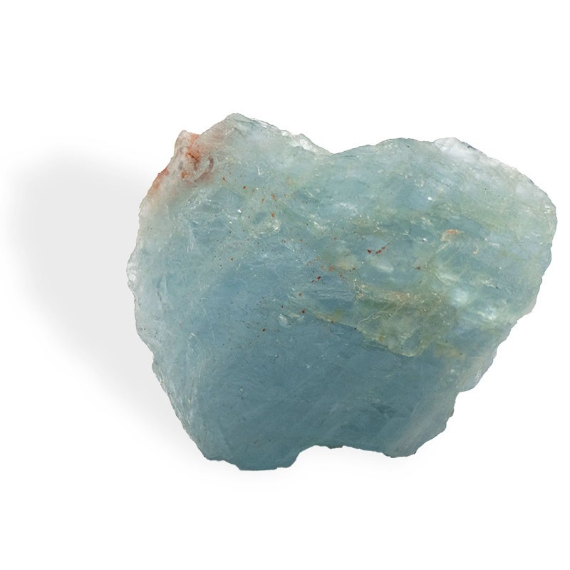 Pierre Aigue-marine brute, bleu soutenu - Lithothérapie - Cristal Essence