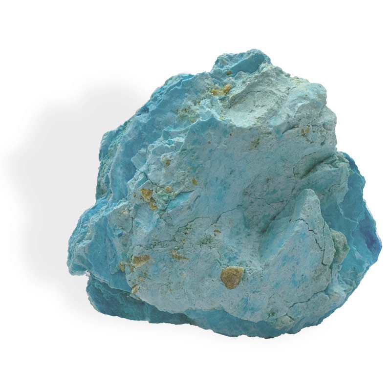 Turquoise naturelle du Chili. Morceau brut | Cristal-essence.com